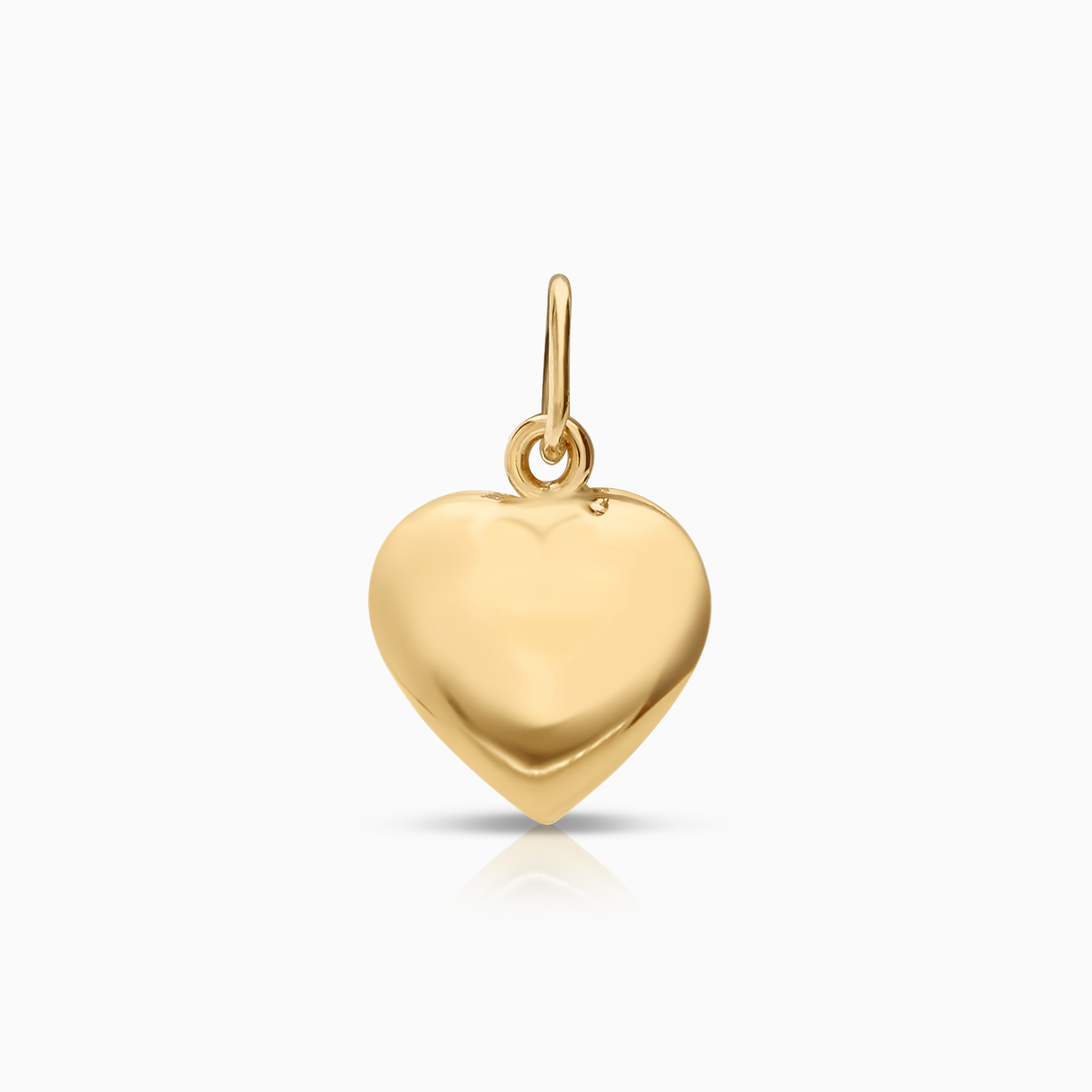 Heart pendant 0.19g 18K gold